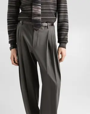Dolce & Gabbana Tailored Stretch Wool Trousers