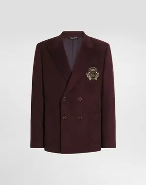 Dolce & Gabbana Double-breasted Cashmere Jacket - Multicolor