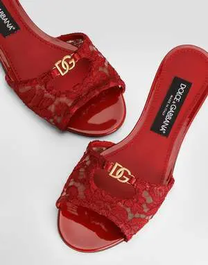 Dolce & Gabbana Ciabatta Flat Slides And Mules Multi-colored