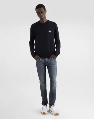 Dolce & Gabbana Pantalone Denim Multi-colored Cotton