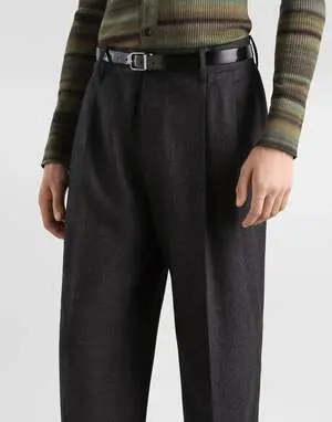 Dolce & Gabbana Wool Flannel Trousers