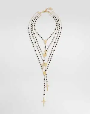 Dolce & Gabbana Multi-rosary Necklace - Gold