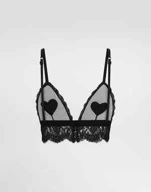 Dolce & Gabbana Tulle And Lace Bra Underwear