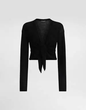 Dolce & Gabbana Cashmere Cardigan Sweaters And Cardigans - Black