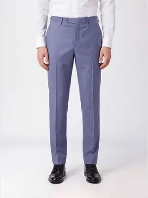 Incotex Slim Fit Chino Trousers In Pure Virgin Wool - Grey 1