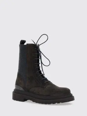 Brunello Cucinelli Flat Ankle Boots Colour