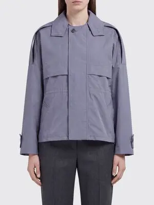 Marni Relaxed Fit Short Trench Coat In Stretch Technical Fabric