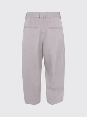 Studio Nicholson Fume Wide-leg Tailored Trousers In Pure Virgin Wool - Cocoa