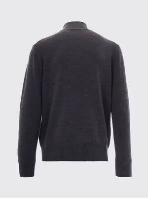 PAOLO PECORA Virgin Wool Slim Fit Turtleneck Sweater - Grey
