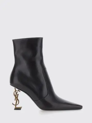 Saint Laurent Flat Ankle Boots Colour - Brown