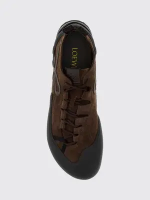 Loewe Grip Low-top Sneakers In Calfskin With Contrast Monogram