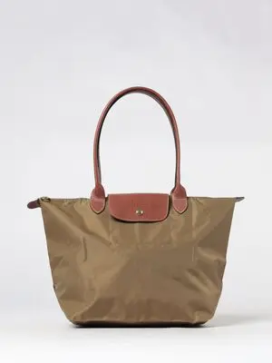 Longchamp Le Pliage Original Large Shoulder Bag In Recycled Nylon - Olive