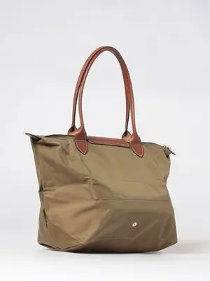 Longchamp Le Pliage Original Large Shoulder Bag In Recycled Nylon - Olive