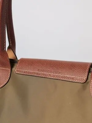 Longchamp Le Pliage Original Large Shoulder Bag In Recycled Nylon - Olive