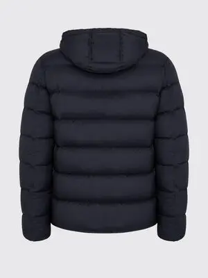 Herno Hooded Water-repellent Quilted Nylon Down Jacket - Blue