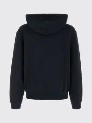 JIL SANDER Relaxed Fit Cotton Hoodie With Dropped Shoulders - Blue