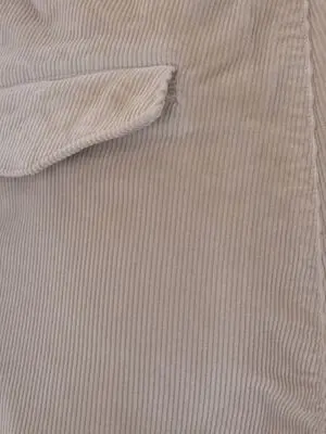 Eleventy Slim Fit Corduroy Trousers With Drawstring Waist And Pleats - Sand
