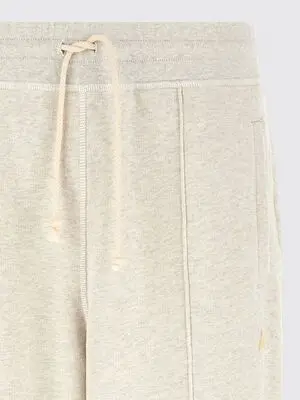 GOLDEN GOOSE Cotton Jogging Trousers With Drawstring Waist - Grey