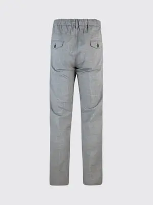 Eleventy Slim Fit Wool Chino Trousers With Drawstring Waist