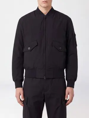 Y3 High Collar Technical Fabric Bomber Jacket