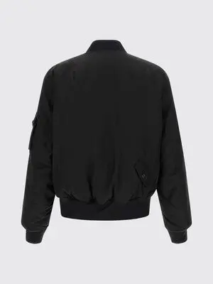 Y3 High Collar Technical Fabric Bomber Jacket