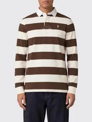 Polo Ralph Lauren Striped Cotton Long-sleeve Polo With Pony Logo