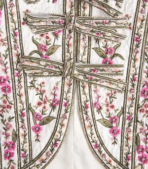 Alice + Olivia Embellished Ilaria Brocade Jacket