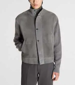 Dunhill Suede-cashmere Bomber Jacket
