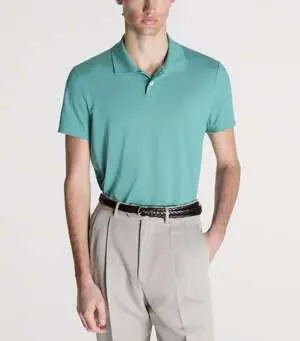 Dunhill Cotton-silk Polo Shirt
