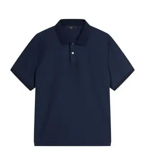 Dunhill Cotton Herringbone Polo Shirt