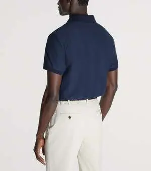 Dunhill Cotton Herringbone Polo Shirt