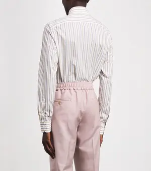 Isaia Egyptian Cotton Stripe Shirt