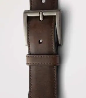 Prada Leather Square-buckle Belt