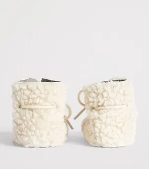 TARTINE ET CHOCOLAT Faux Shearling Booties