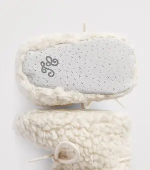 TARTINE ET CHOCOLAT Faux Shearling Booties