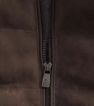 Corneliani Reversible Suede Padded Gilet