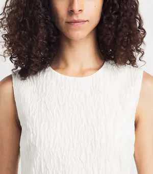 ROKSANDA Crepe Aya Midi Dress - Ivory