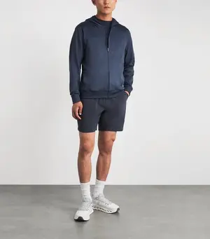 Vuori Zip-up Ponto Hoodie - Blue
