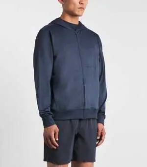 Vuori Zip-up Ponto Hoodie - Blue