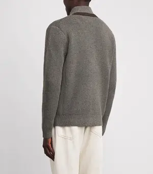 MAURIZIO BALDASSARI Virgin Wool Brenta Cardigan