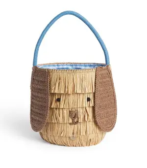 MERI MERI Raffia Puppy Bag