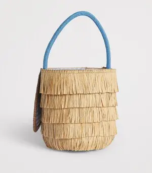 MERI MERI Raffia Puppy Bag