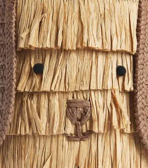 MERI MERI Raffia Puppy Bag