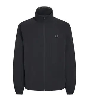 Fred Perry Taslan Oversized Shell Jacket - Black