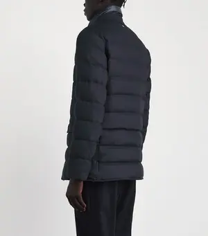 Herno Silk-cashmere Quilted Hybrid Jacket
