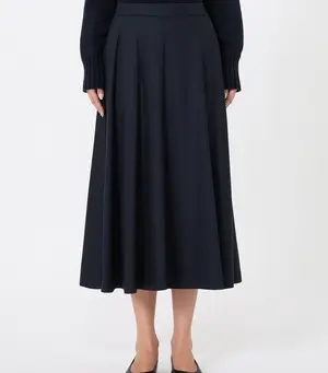 Max Mara Virgin Wool Midi Skirt