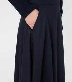 Max Mara Virgin Wool Midi Skirt