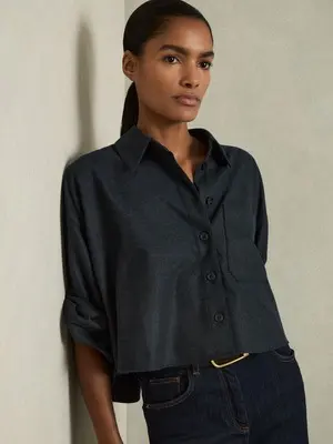 REISS Lenny Shirt Plain