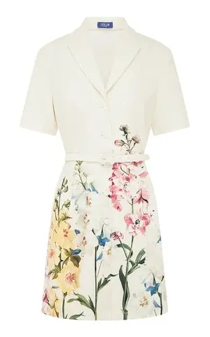 LEO LIN Brigitte Mini Dress - Off-white