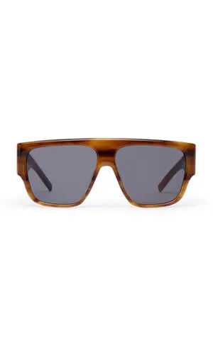 ST. AGNI Linea Oversized Sunglasses - Brown